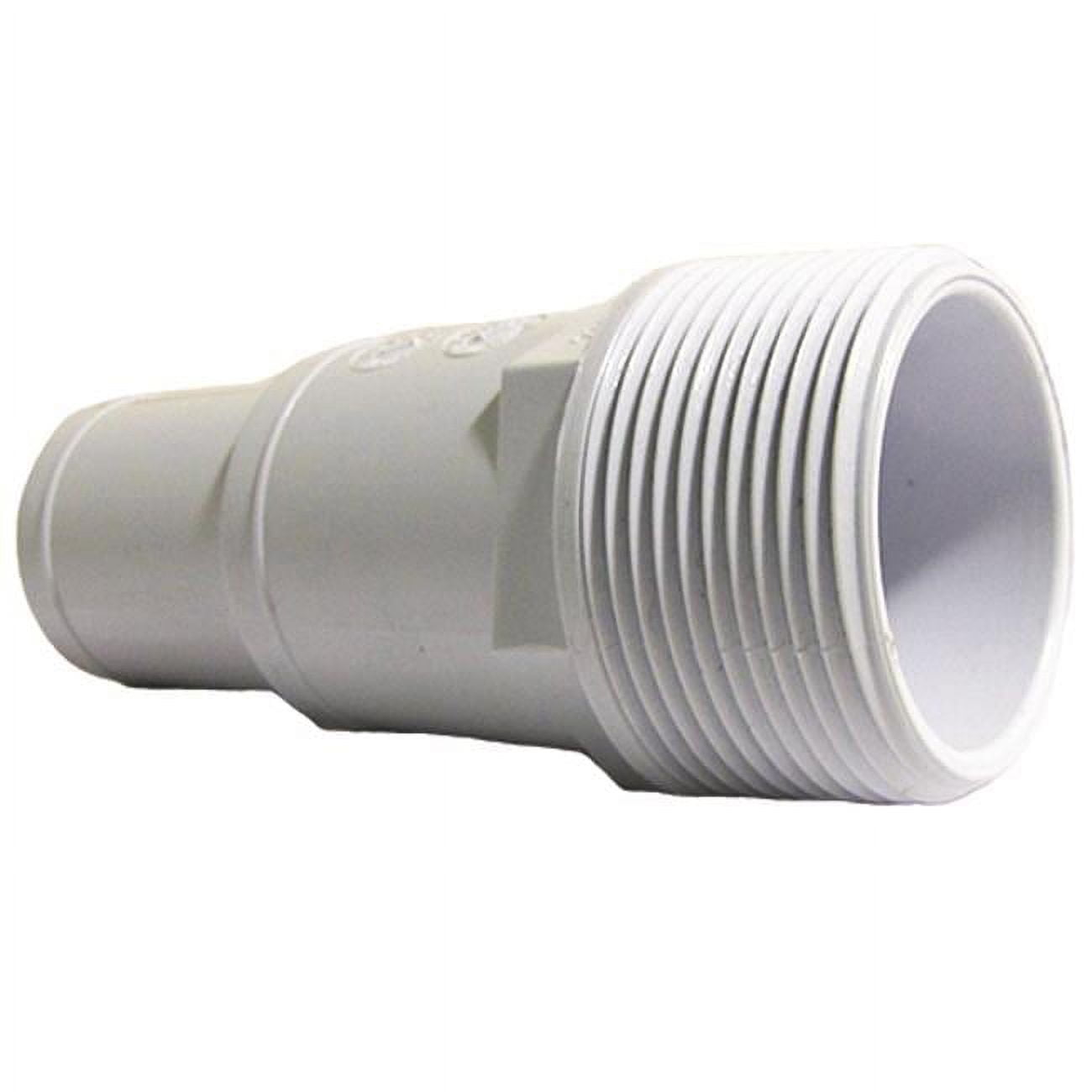 1.5 MPT x 1.2 in. Combo Hose Male Adapter - White - Walmart.com