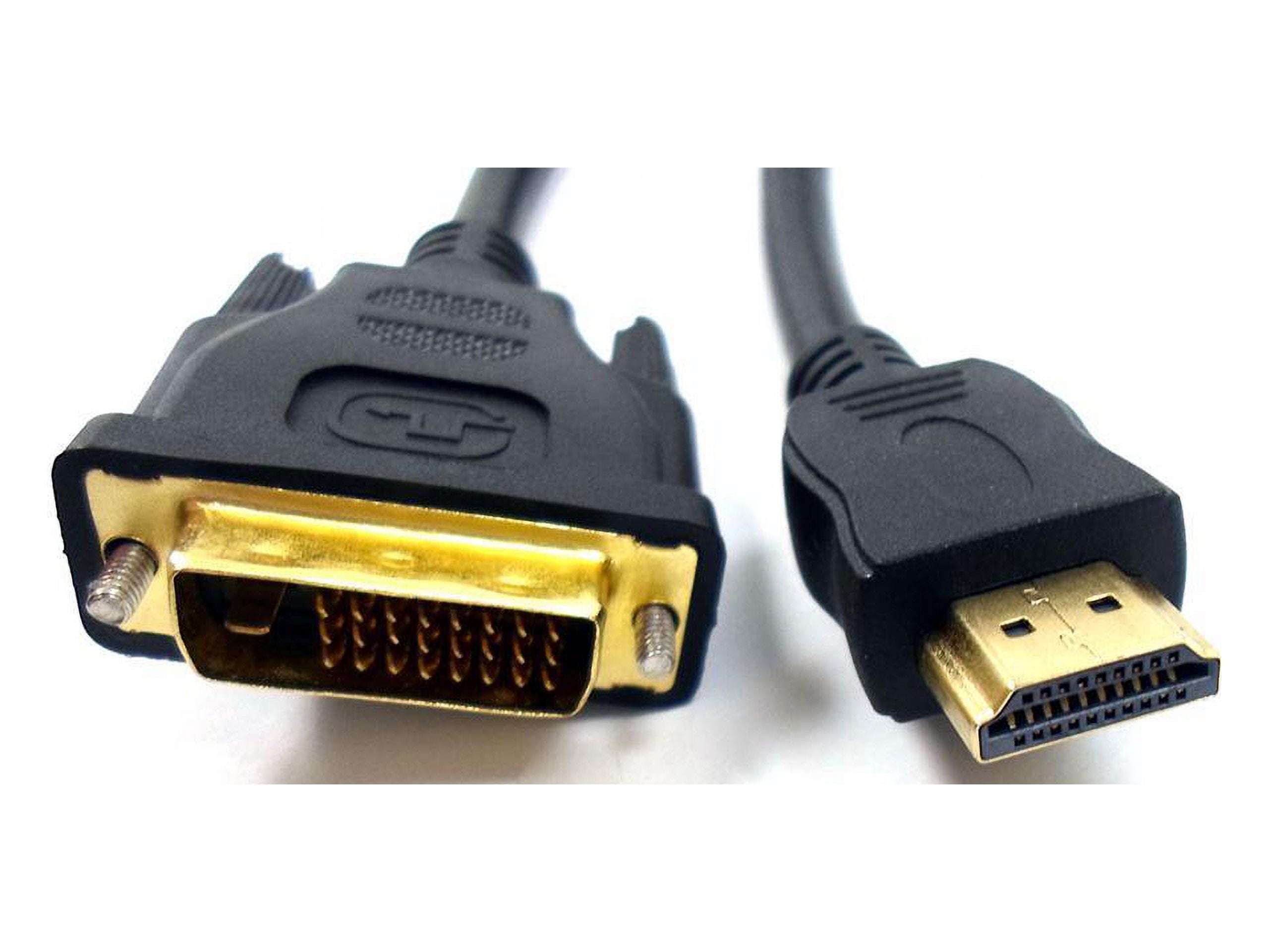 1.5 Meter HDMI to DVI Dual Link 24+5 Pin Standard Cable Cord Black HF ...