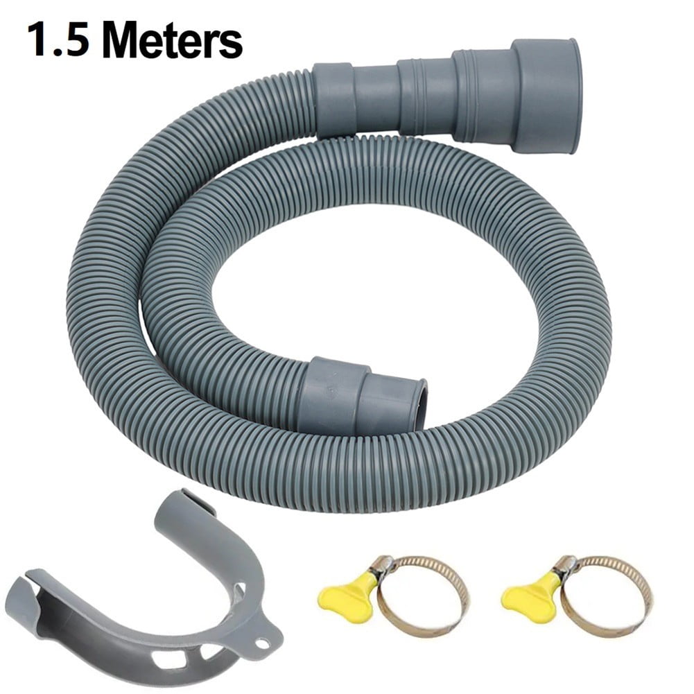 1.5 Meters Washing Machine Dishwasher Drain Waste Hose Extension Rod ...
