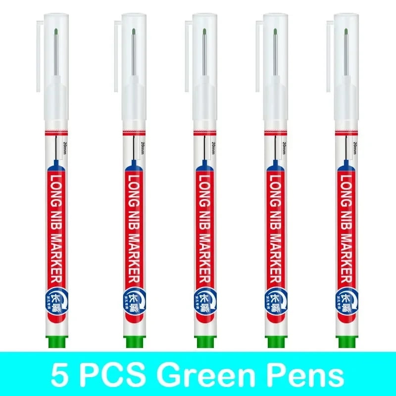 1/5 PCS 20mm Deep Hole Long Nib Head Marker for Metal Perforating Pen ...