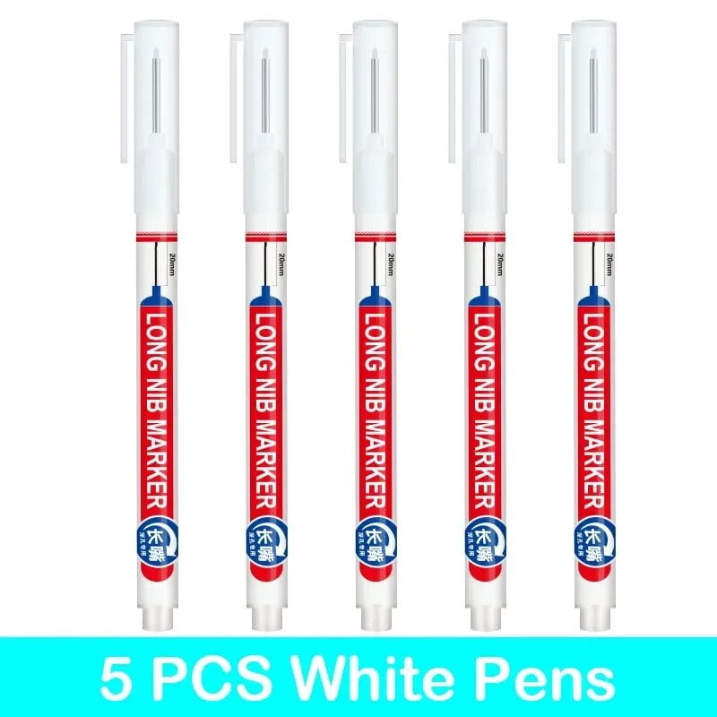 1/5 PCS 20mm Deep Hole Long Nib Head Marker for Metal Perforating Pen ...