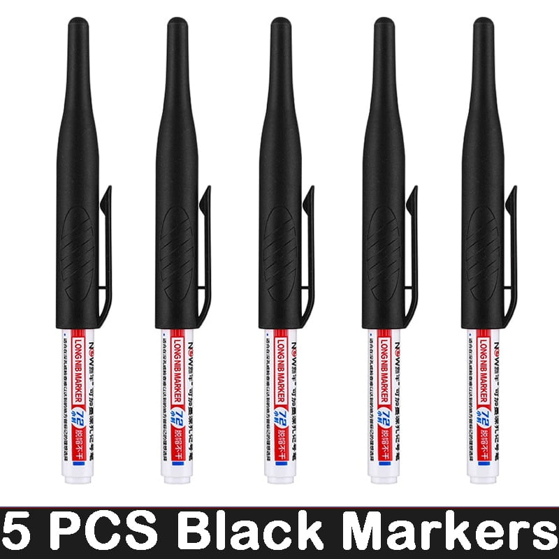 1/5 PCS 32mm Deep Hole Long Nib Head Markers For Metal Perforating Pen ...