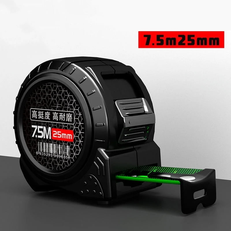 1/5 PCS Self Locking Fluorescent Steel Tape Measure High-Precision ...