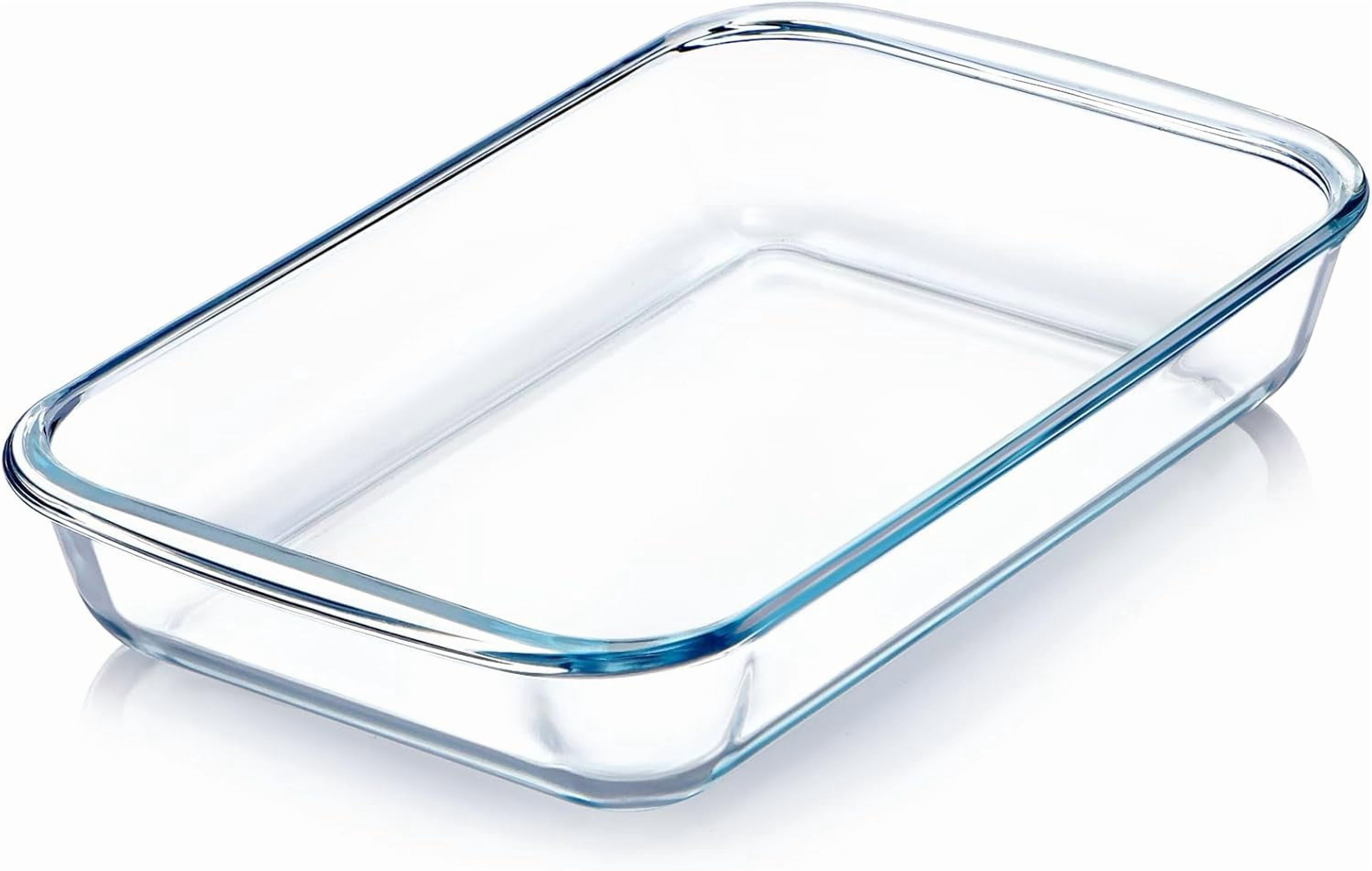 1.5 QT Glass Baking Dish for Oven, (Single Serving) Pan Cooking ...