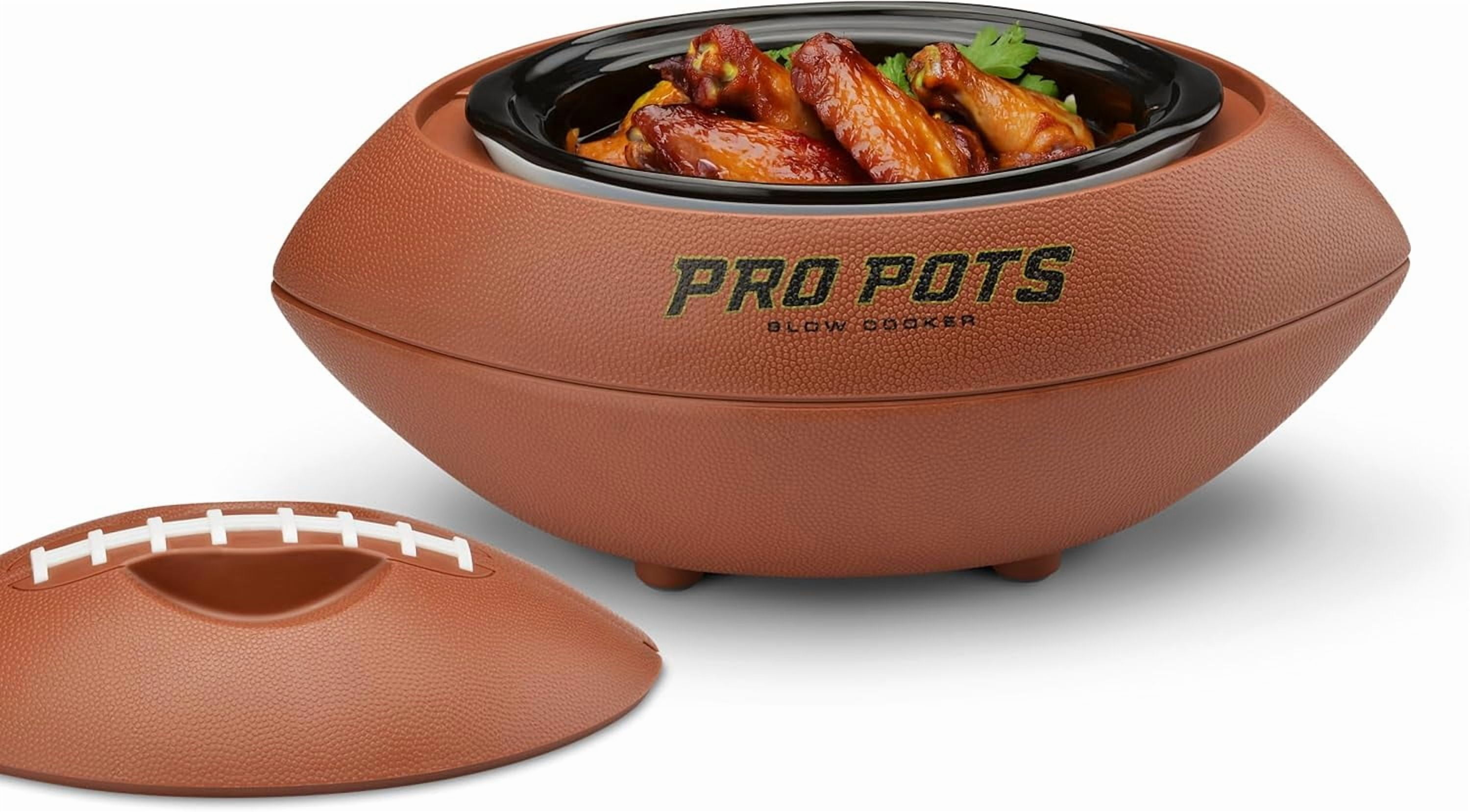 1.5-Quart Football Slow Cooker - Food Warmer for Soup, Dips & More ...