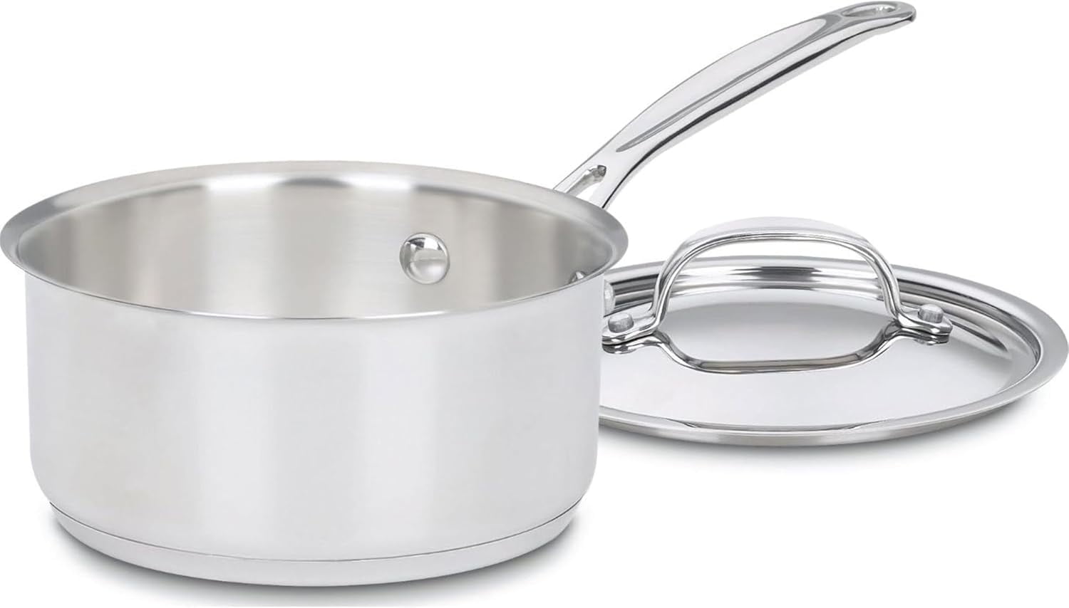 1.5 Quart Saucepan w/Cover, Chef's Classic Stainless Steel Cookware ...