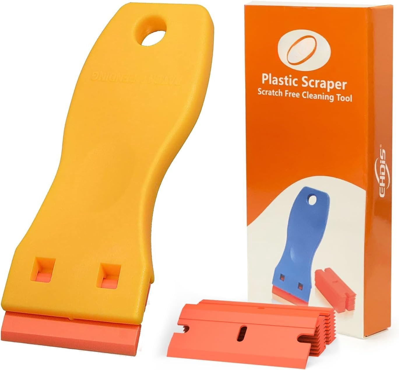 1.5" Razor Scraper Tool with 10 count Double Edged for Remover,Removing ...