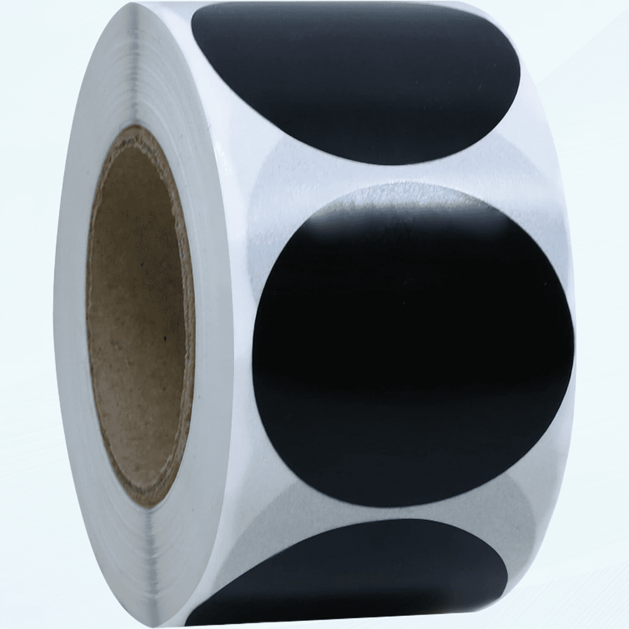 1.5" Round Black Blank Shooting Target Pasters Coding Dot Labels ...