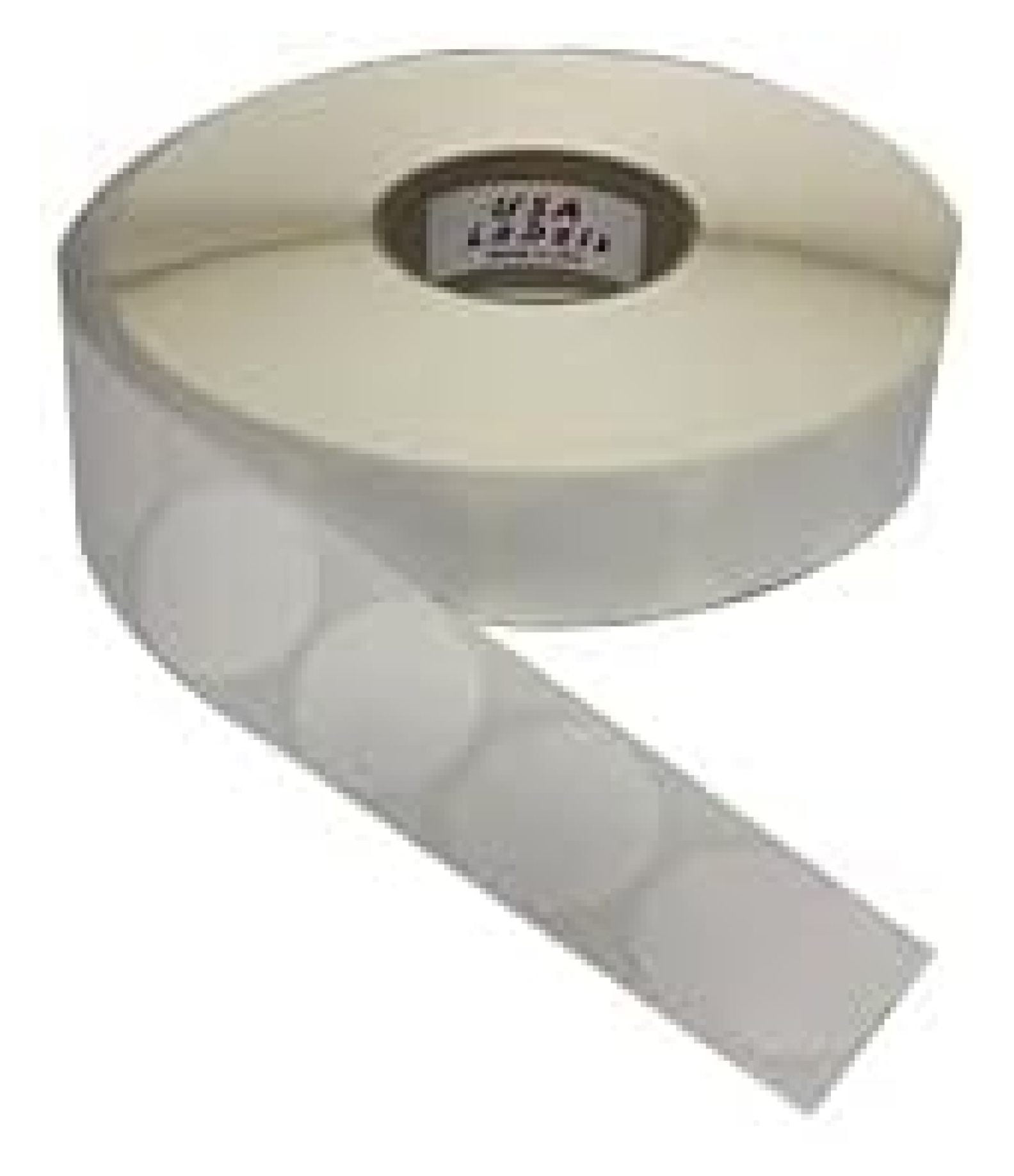 1.5" Round White Litho Paper Tabs/Wafer Seals - Roll of 5,000 ...