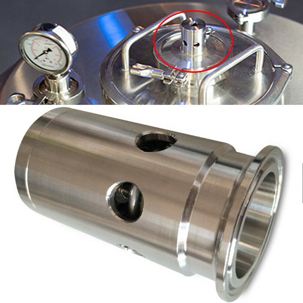 1.5" Sanitary Vacuum Pressure Relief Safety Valve Tri-Clamp Stainless ...