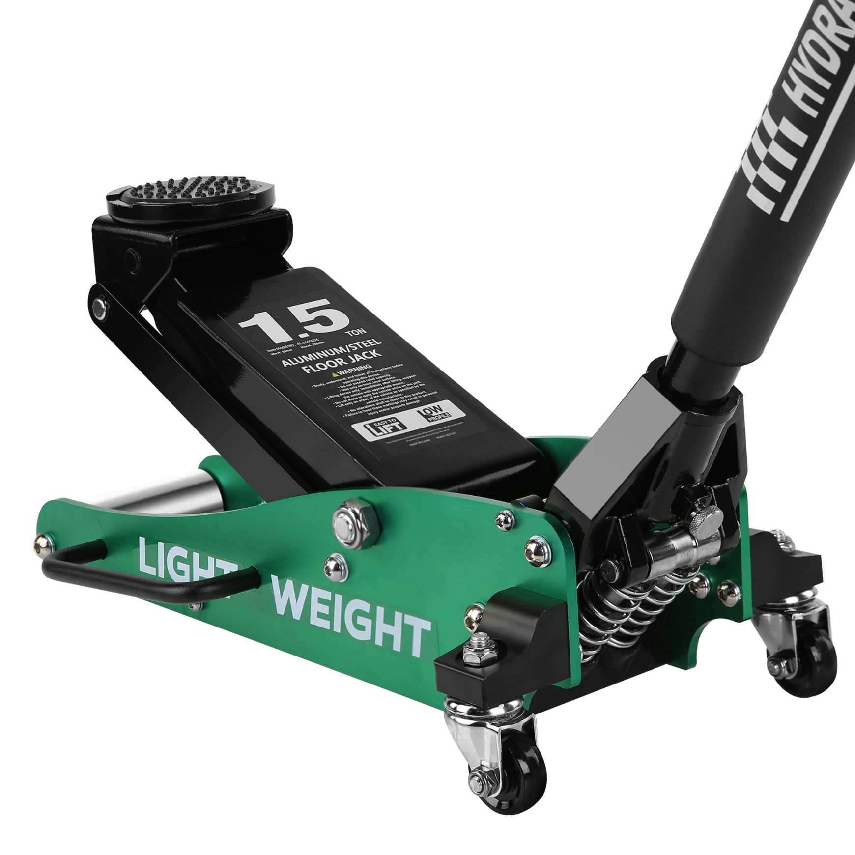 1.5 Ton Hydraulic Low Profile Floor Jack with Quick Lift Dual Pump ...