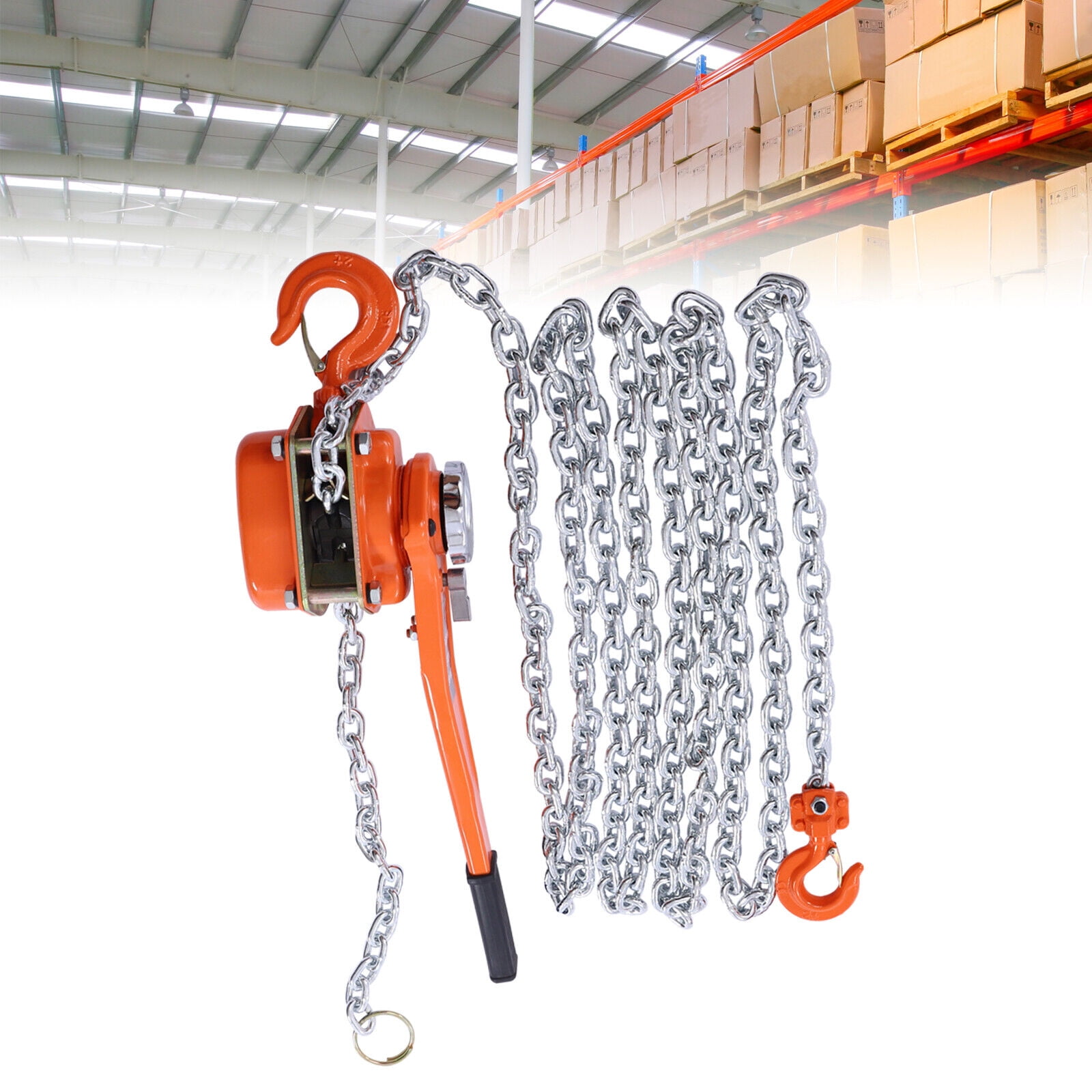1.5 Ton Lever Block Chain Hoist Ratchet Type Come Along G80 20FT Chain ...