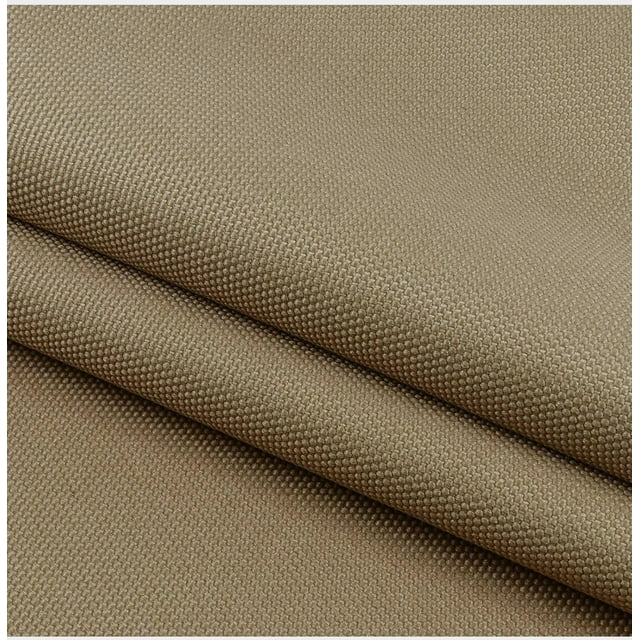 1.5 Yard (Khaki) Heavy-Duty Waterproof Canvas Fabric – 600x300 Denier ...