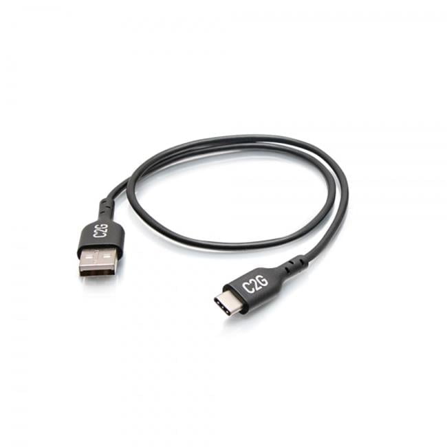 1.5 ft. USB 2.0 480Mbps USB-C to USB-A Adapter Cable - Male-Male ...