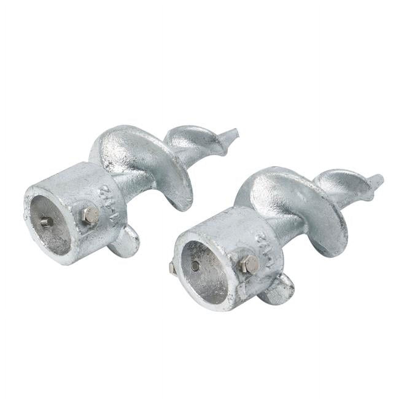 1.5 in. Galvanized Auger Foot for Dock Post - Set of 2 - Walmart.com