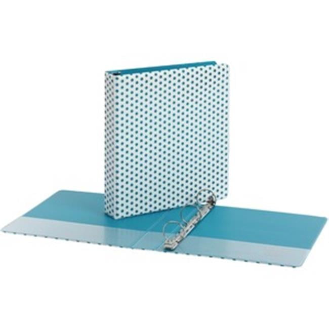 1.5 in. Oxford Back-Mounted Round Ring Binder, Teal - Walmart.com