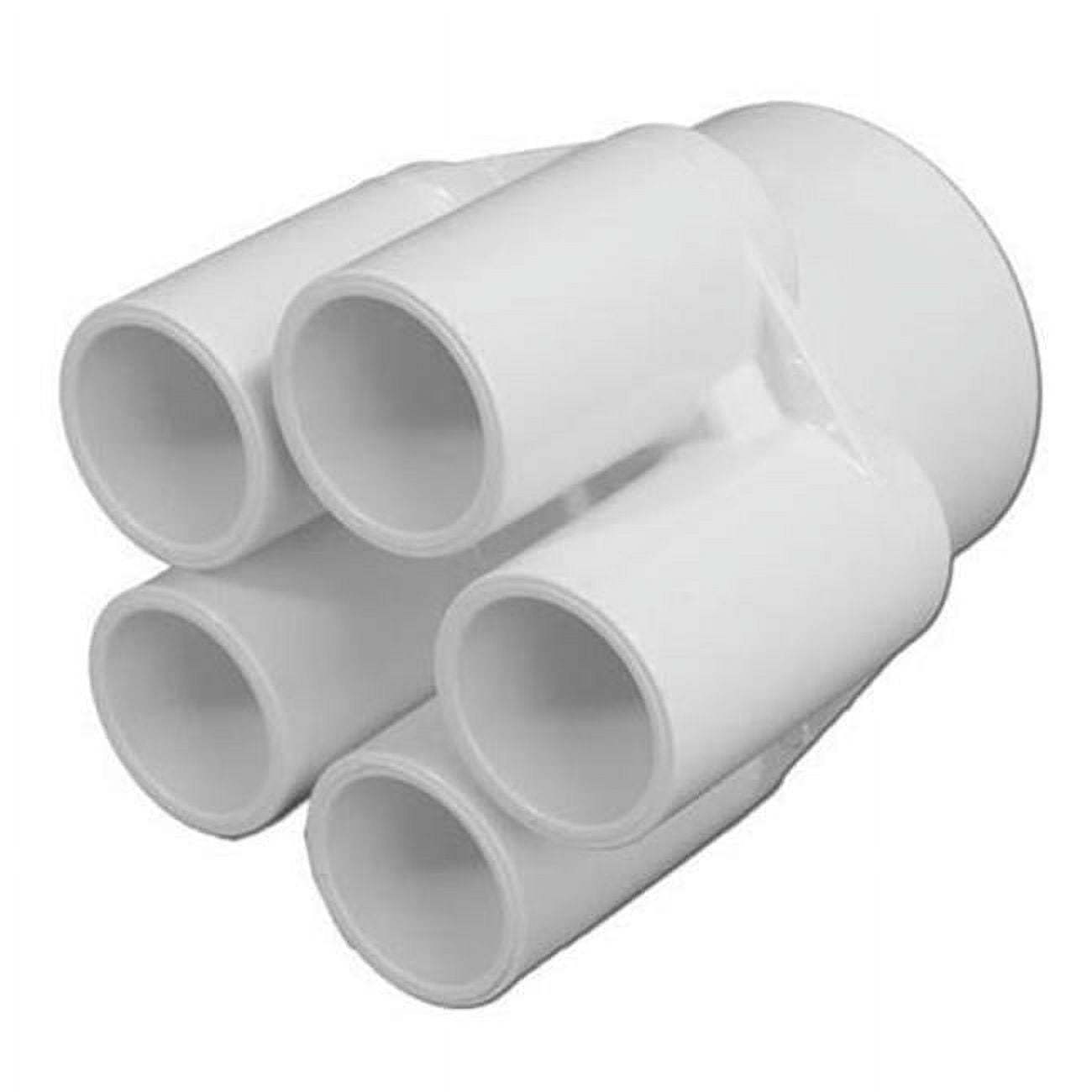 1.5 in. Slip x 2 in. Spigot x 0.75 in. 5-Ports Waterway Manifold ...