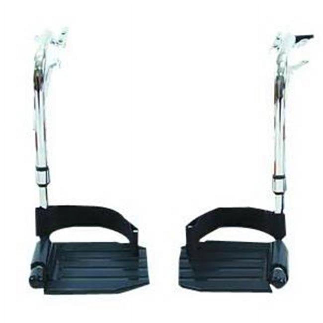 1.5 in. Swingaway Hemi Footrests with Heel Loop Composite Footplate ...