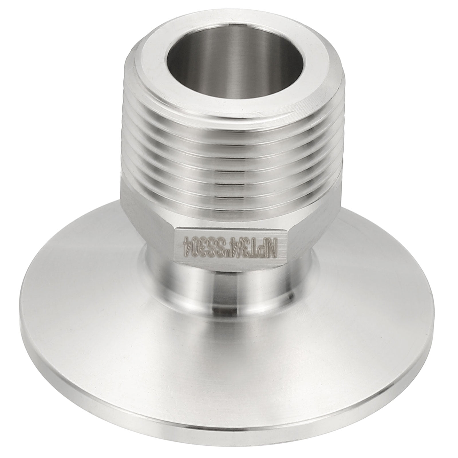 1.5 in TC Tri Clamps Adaptor, 1pcs Tri Clamps Fittings to NPT 3/4 Male ...