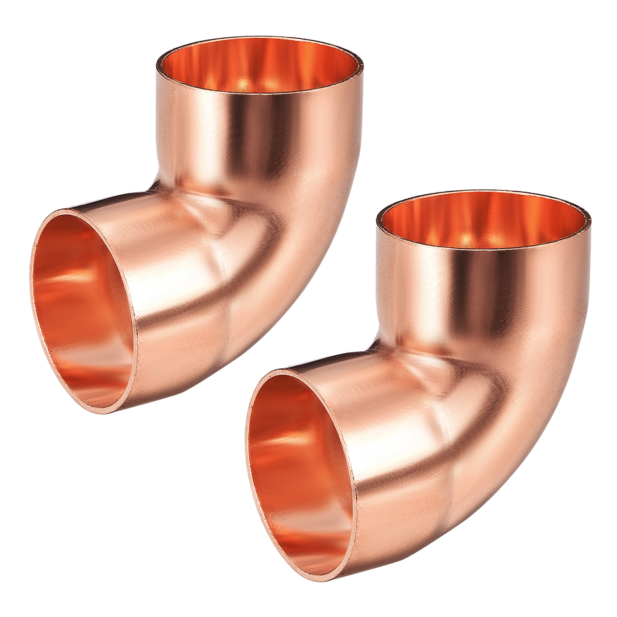 1.5-inch ID 90 Degree Copper Elbow,Short-Turn Copper Pipe Fitting ...