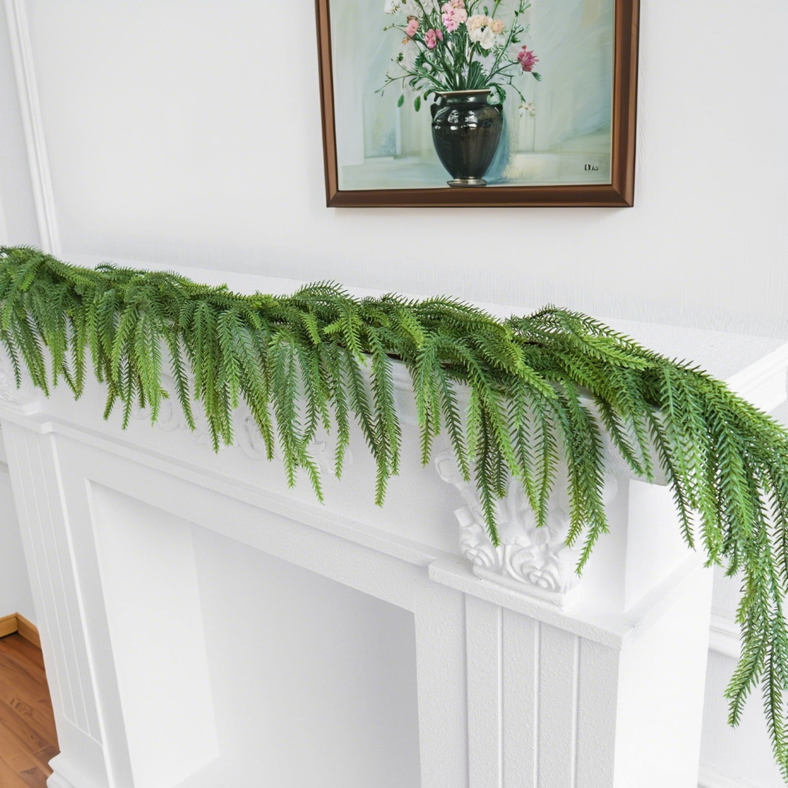 1.5 meters Soft Touch Pine Needle Christmas Garland - Realistic ...