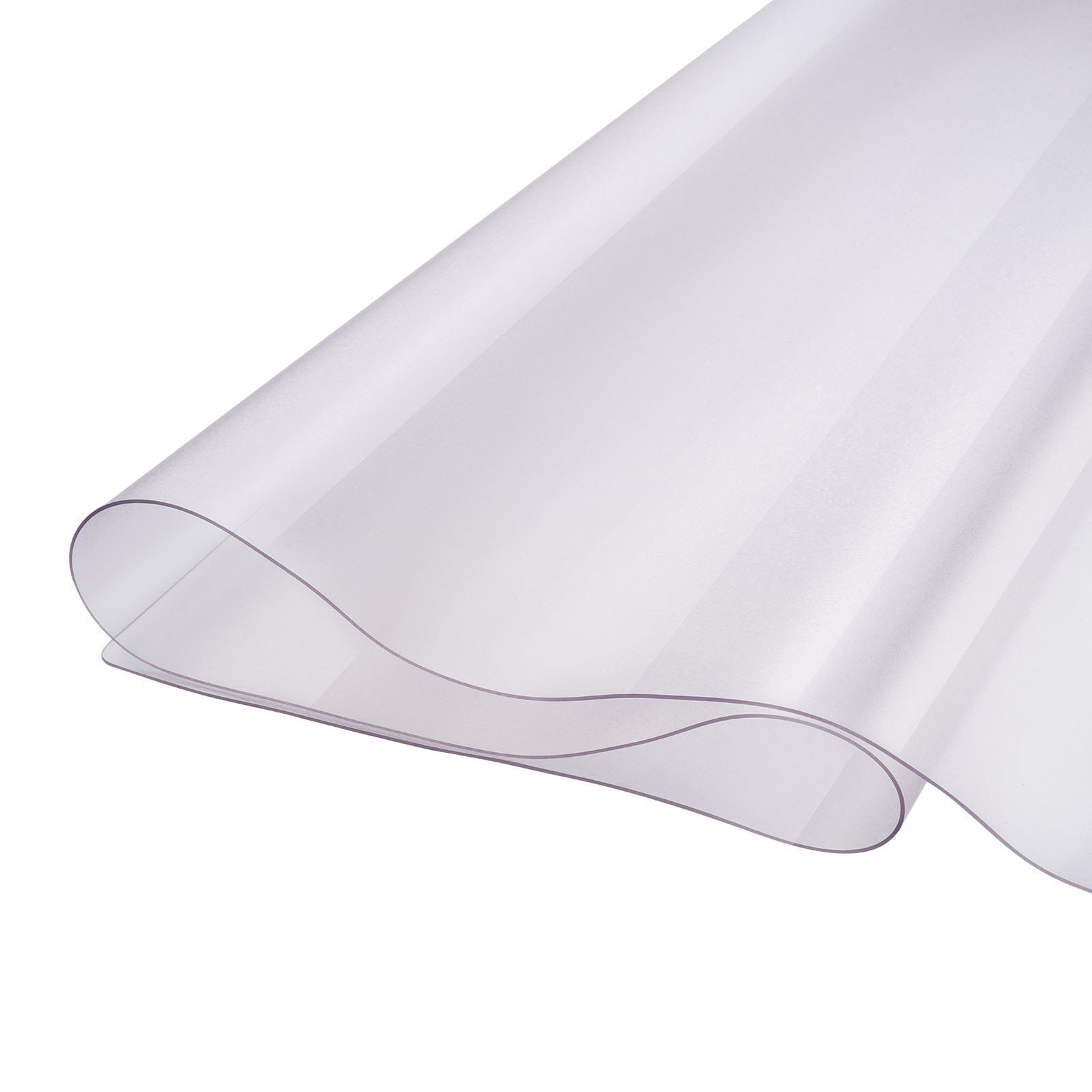 1.5 mm Thick Plastic Table Cover, 36 x 60 Inch Frosted Desk Mat, PVC ...