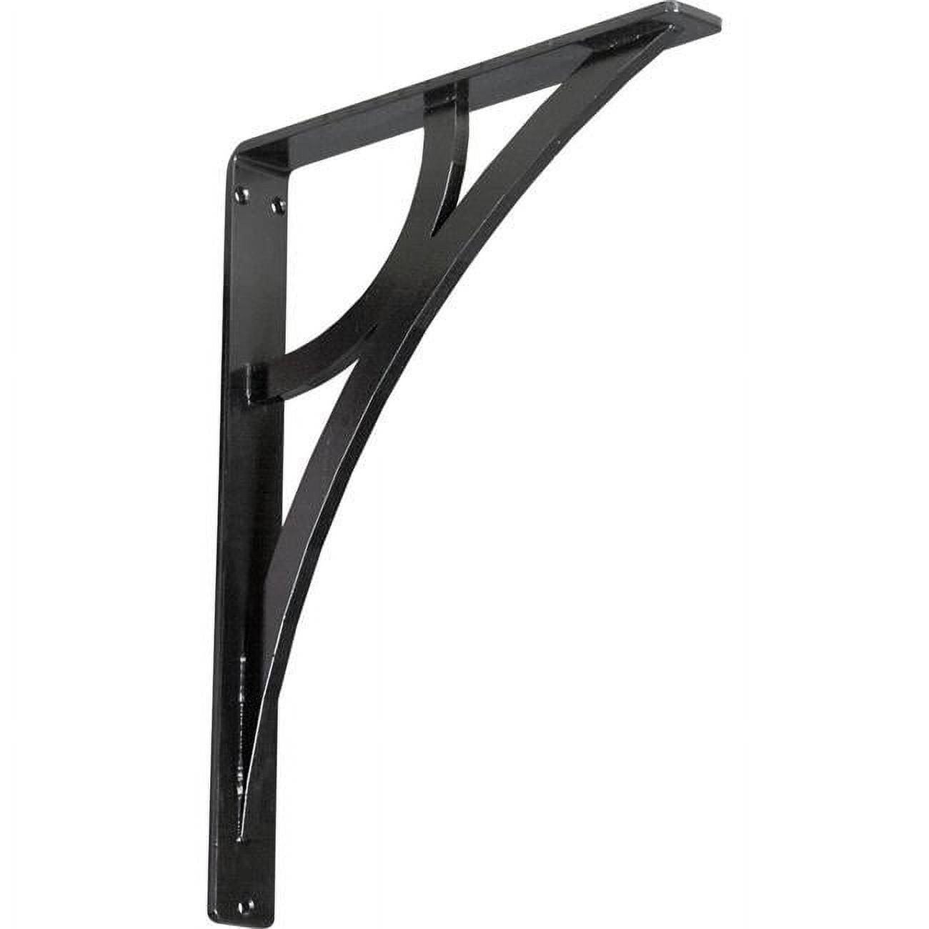 1.5 x 12 x 15 in. Galveston Wrought Iron Bracket - Single Center Brace ...