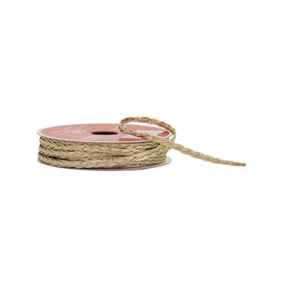 1/5" x 30ft. Gold Braid Trim Ribbon by Celebrate It® - Holiday and ...