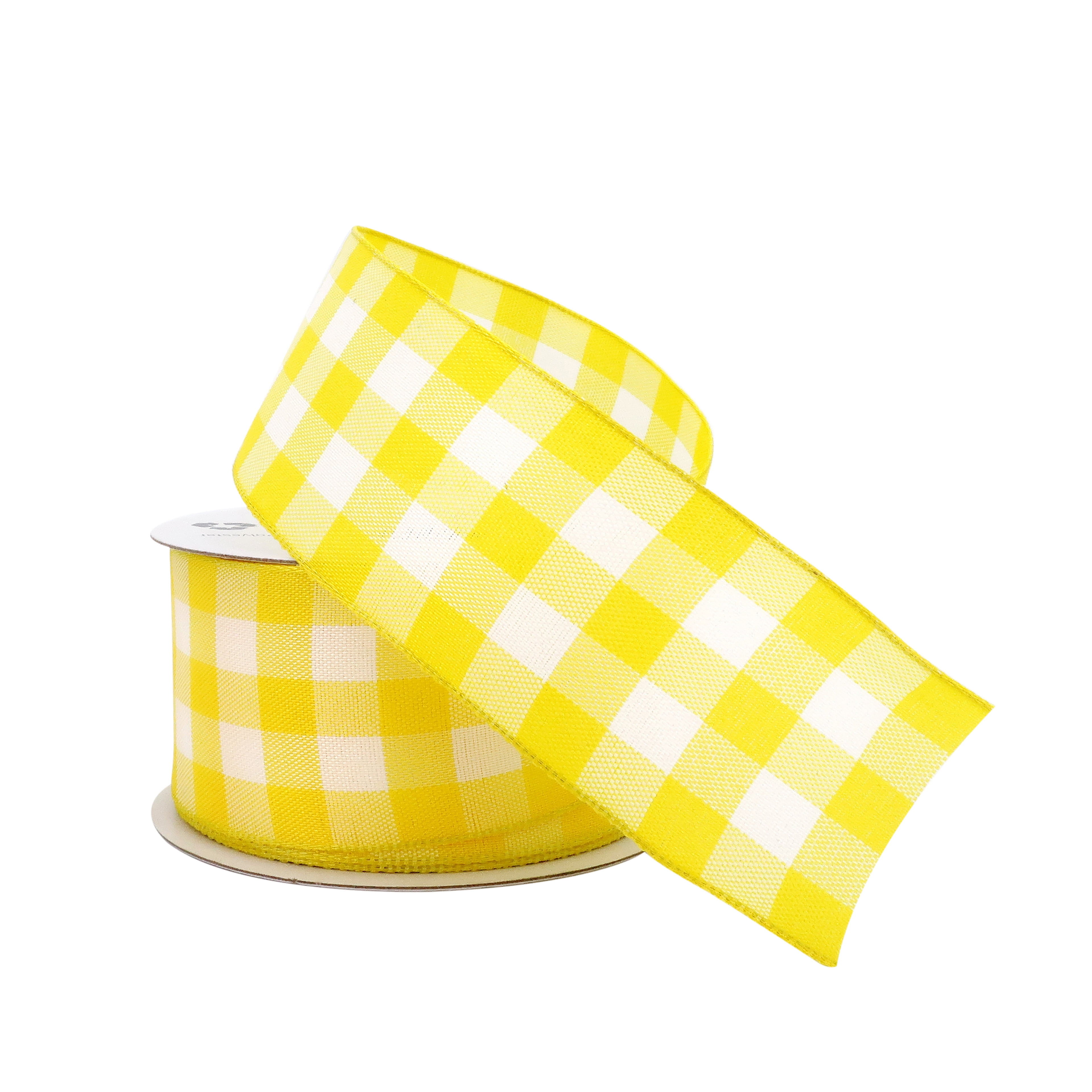 1.5" x 3yd. Wired Checkered Ribbon by Celebrate It - Walmart Business ...
