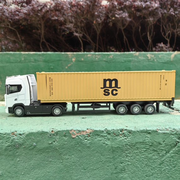 1:50 Alloy Diecast Large Truck Model Car Toy Simulation Container Toy ...