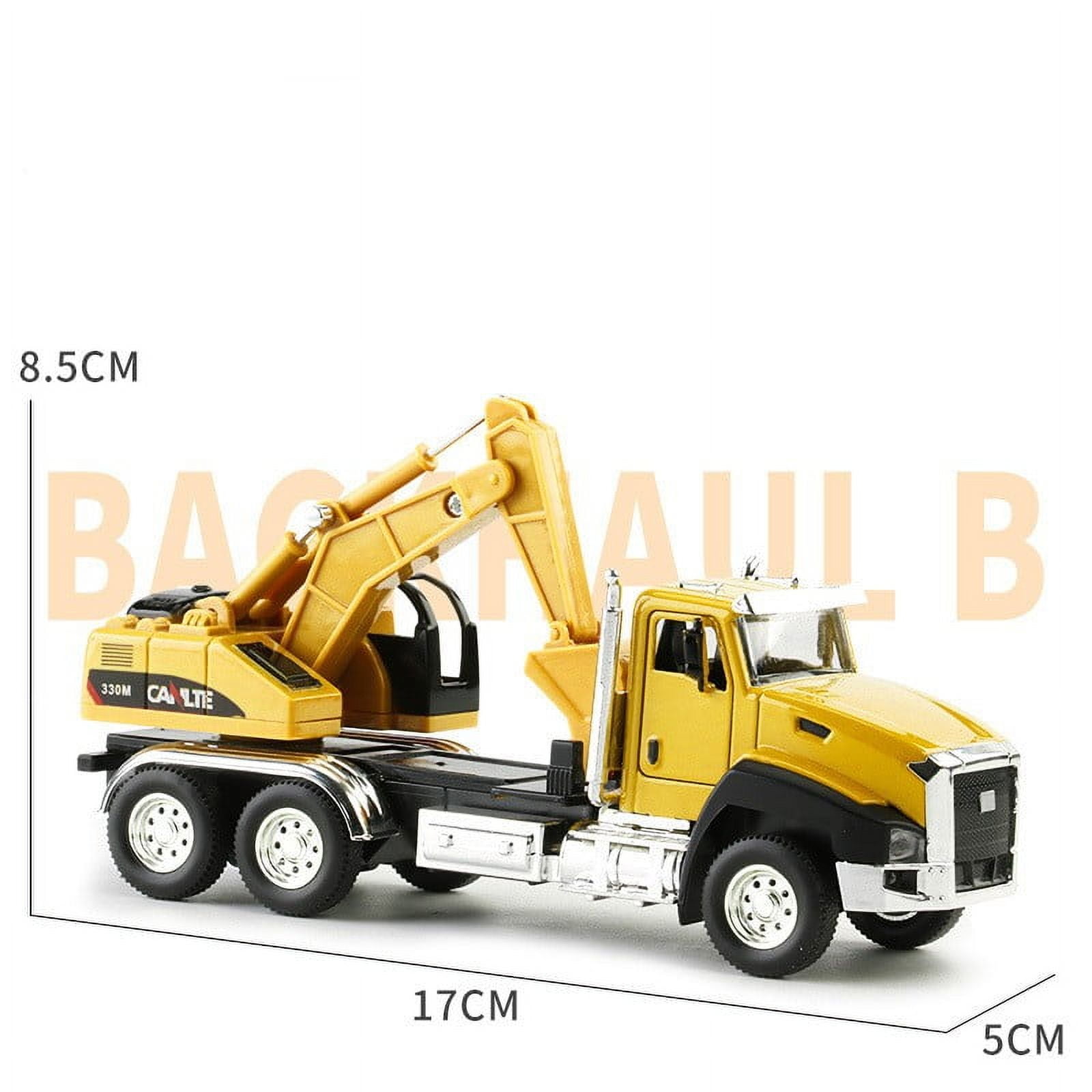 1:50 Alloy Truck Model Engineering Vehicle Excavator Bulldozer Head ...