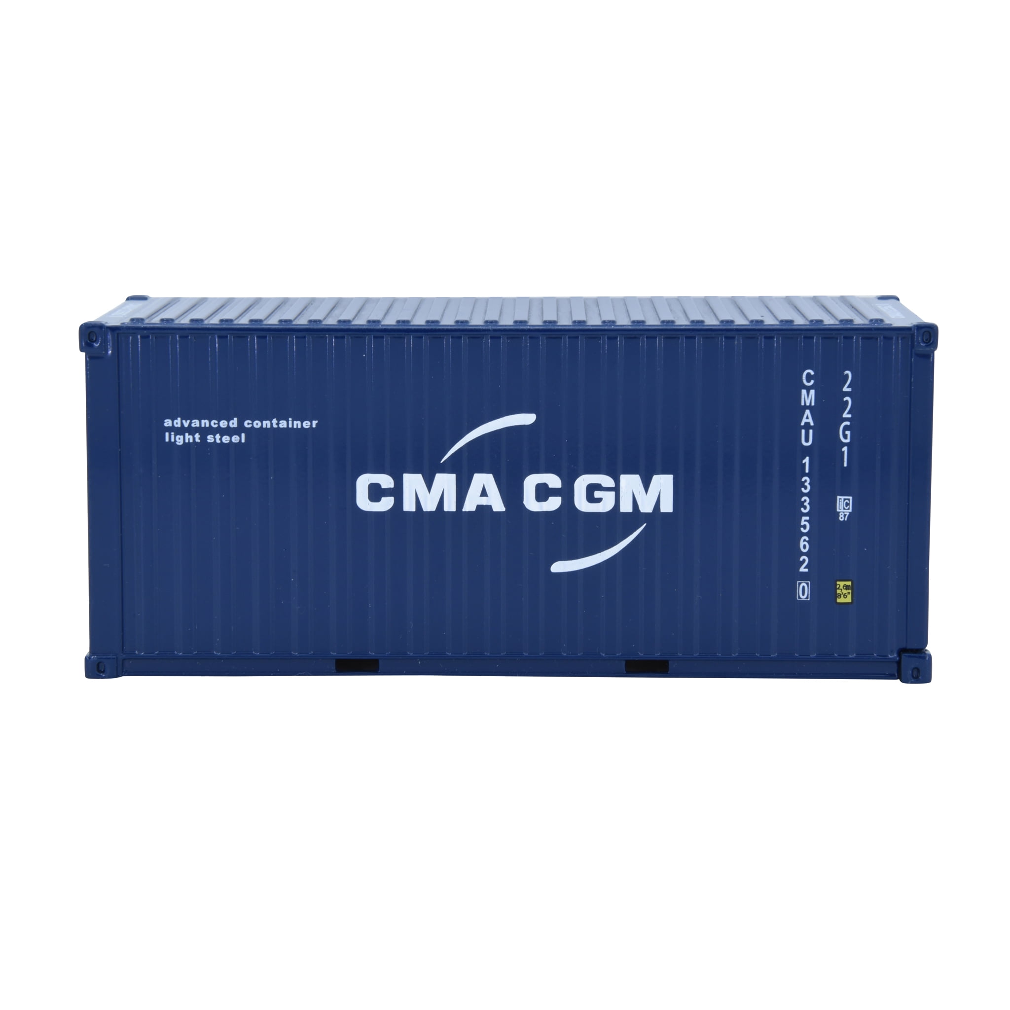 1:50 CMA CGM 20GP Metal Shipping Container Model Toy Home Office Decor ...