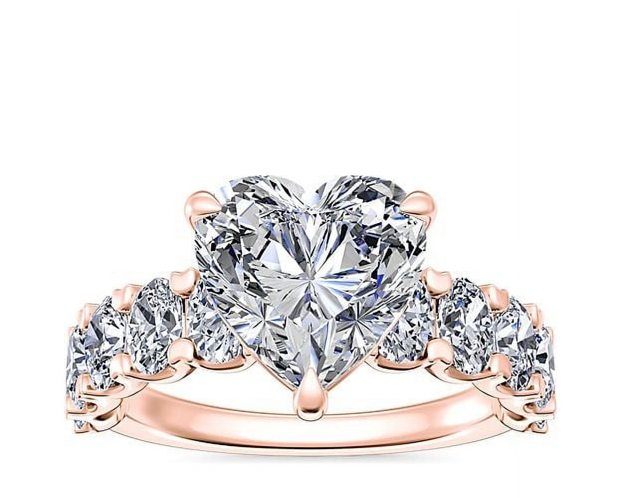 1.50 Ct Brilliant Heart Cut Natural Diamond Heart Solitaire with ...