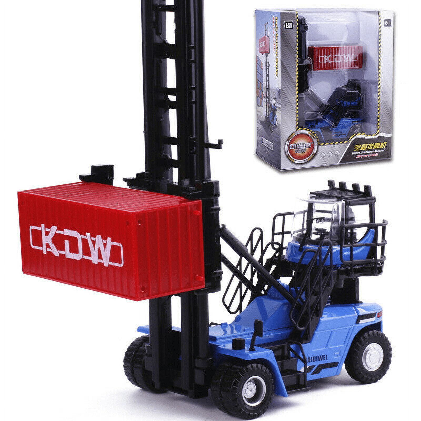 1:50 Diecast Container Stacker Model Alloy Stacker Truck Vehicles Toys ...