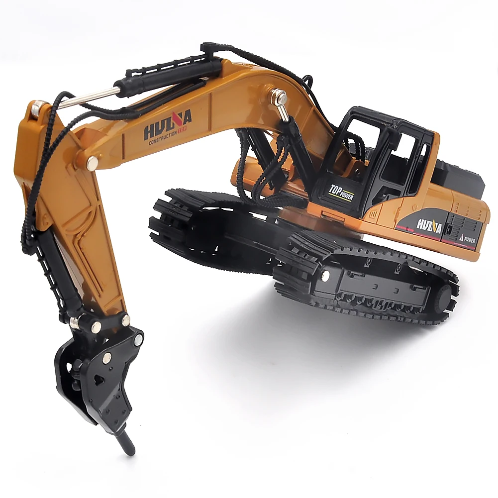 1:50 Excavator Demolition Machine Alloy Die-Cast Static Construction ...