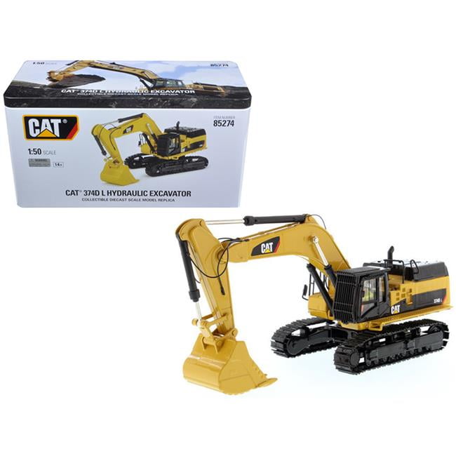1-50 Scale CAT Caterpillar 374D L Hydraulic Excavator with Operator ...