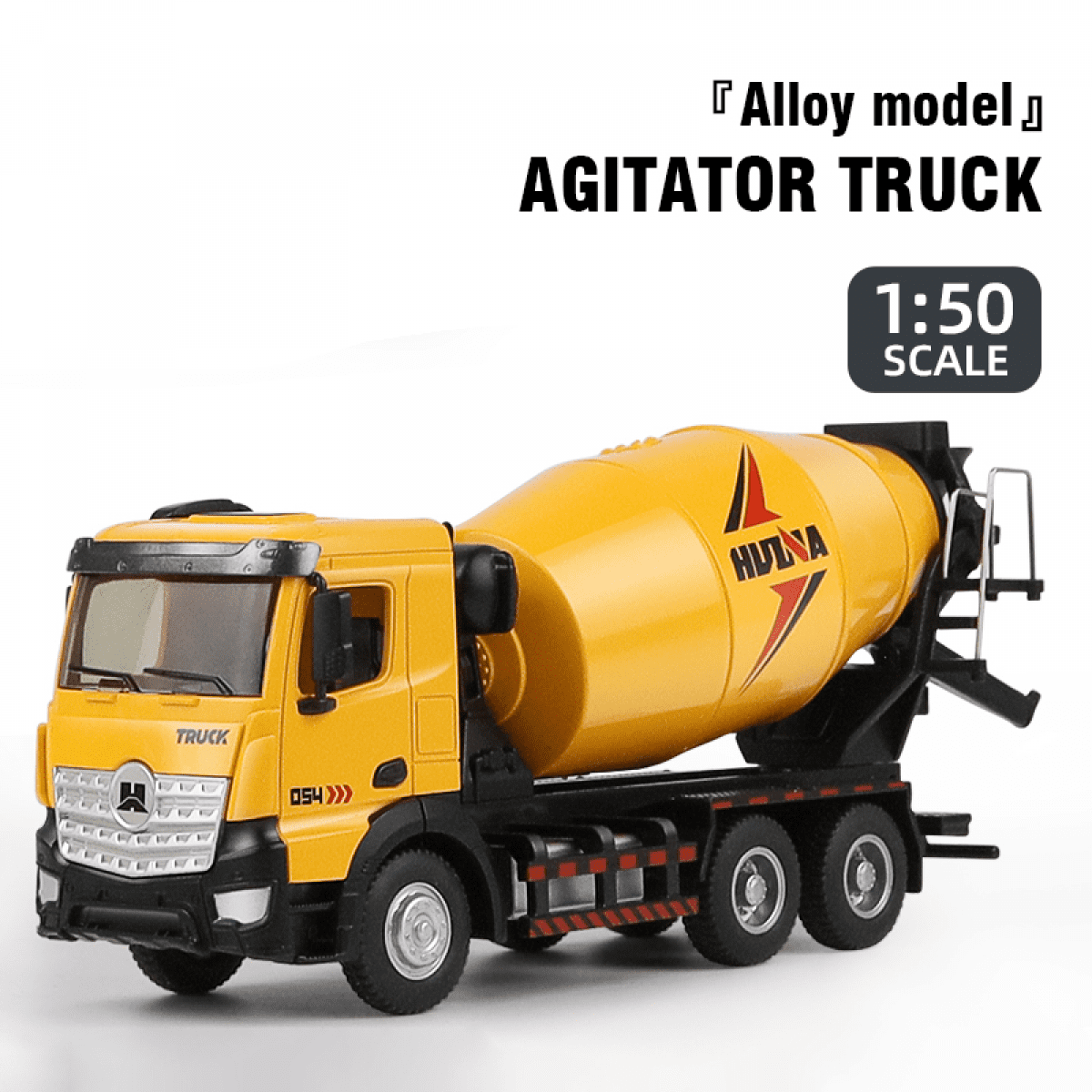 1/50 Scale Metal Diecast Cement Mixer Toy Truck, Metal Construction ...
