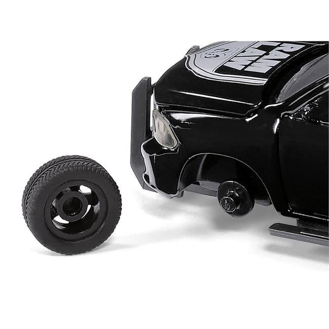 1-50 Scale RAM 1500 Pickup Truck Police Black Raw Law Diecast Model Car ...