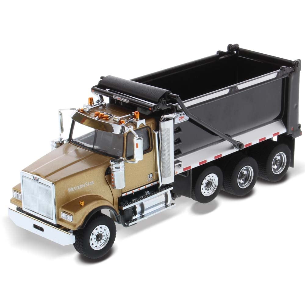 1:50 Western Star 4900 SF Tandem with Pusher Axle - Open Hood - Detroit ...
