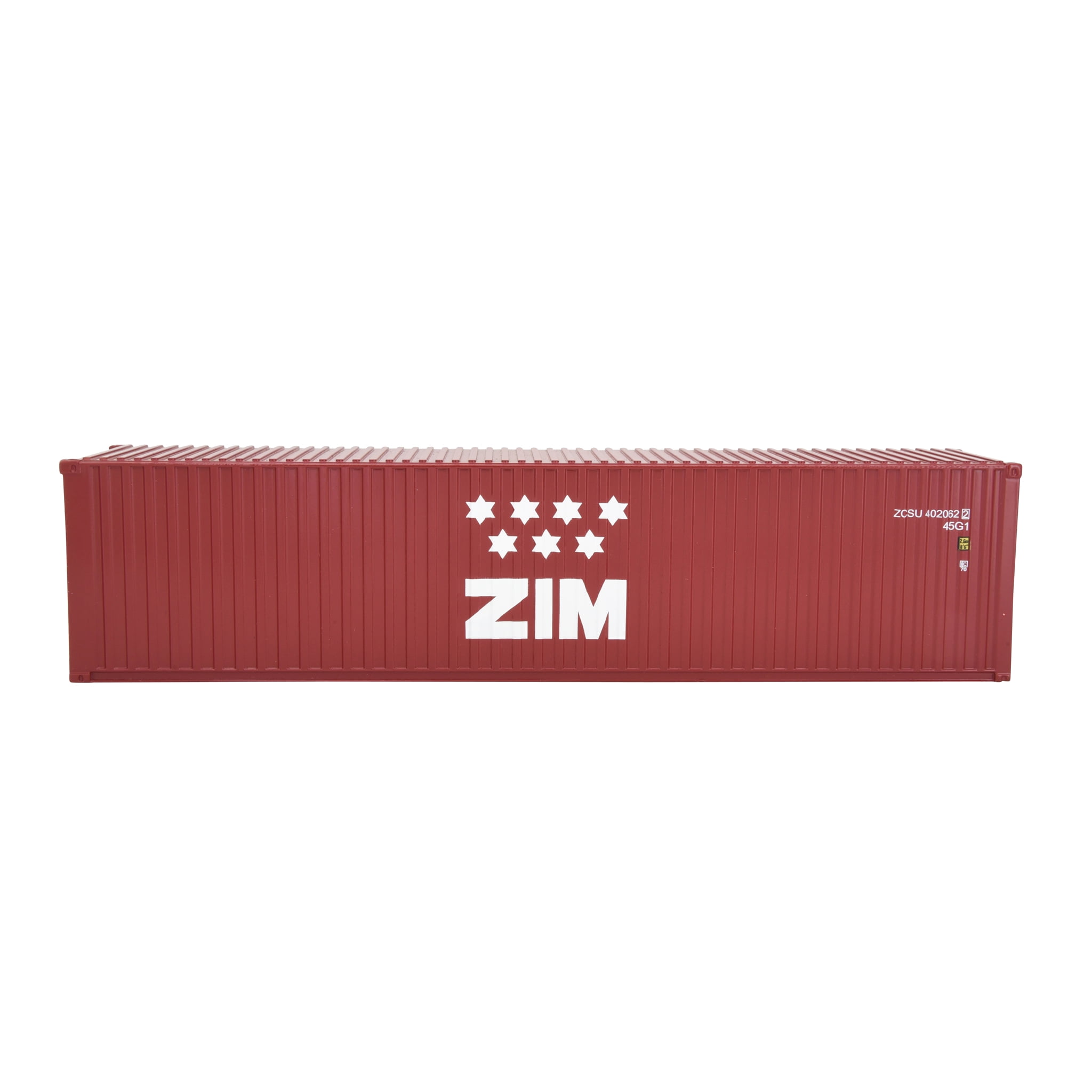 1:50 ZIM 40GP Metal Shipping Container Model Toy Home Office Decor Gift ...