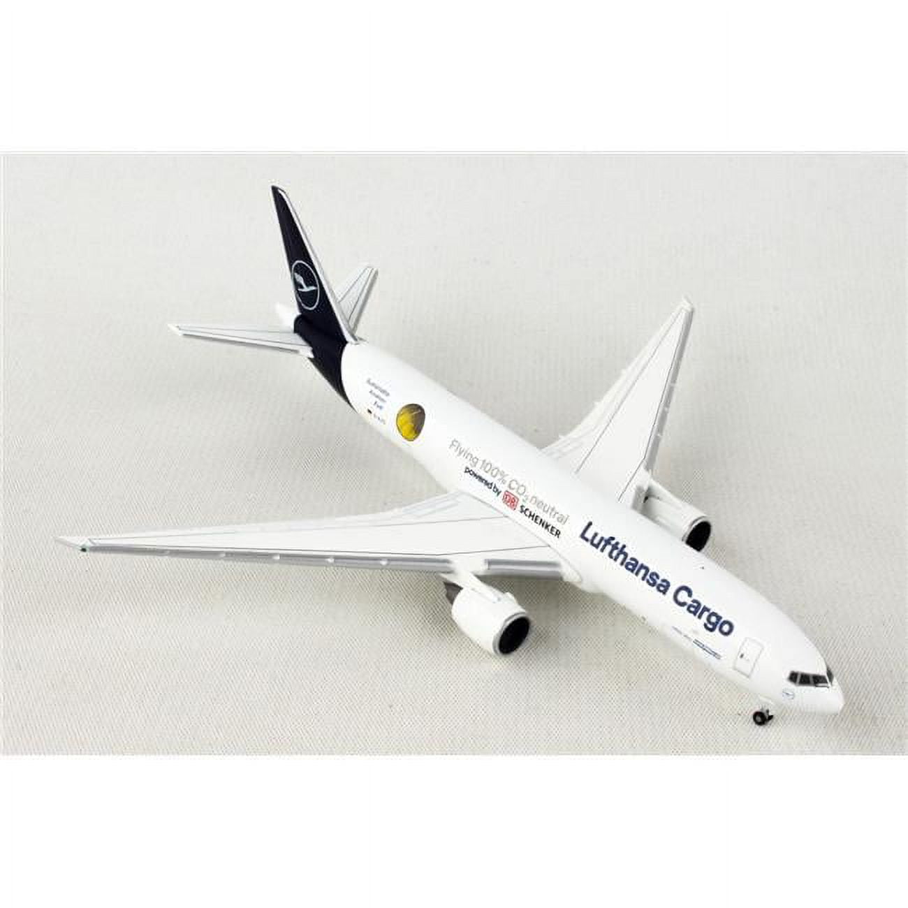 1-500 Scale Lufthansa Cargo 777F Sustainable Fuel Model Airplane ...
