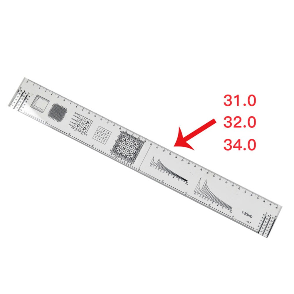 1:50000 latitude and longitude scale topographic map distance ...