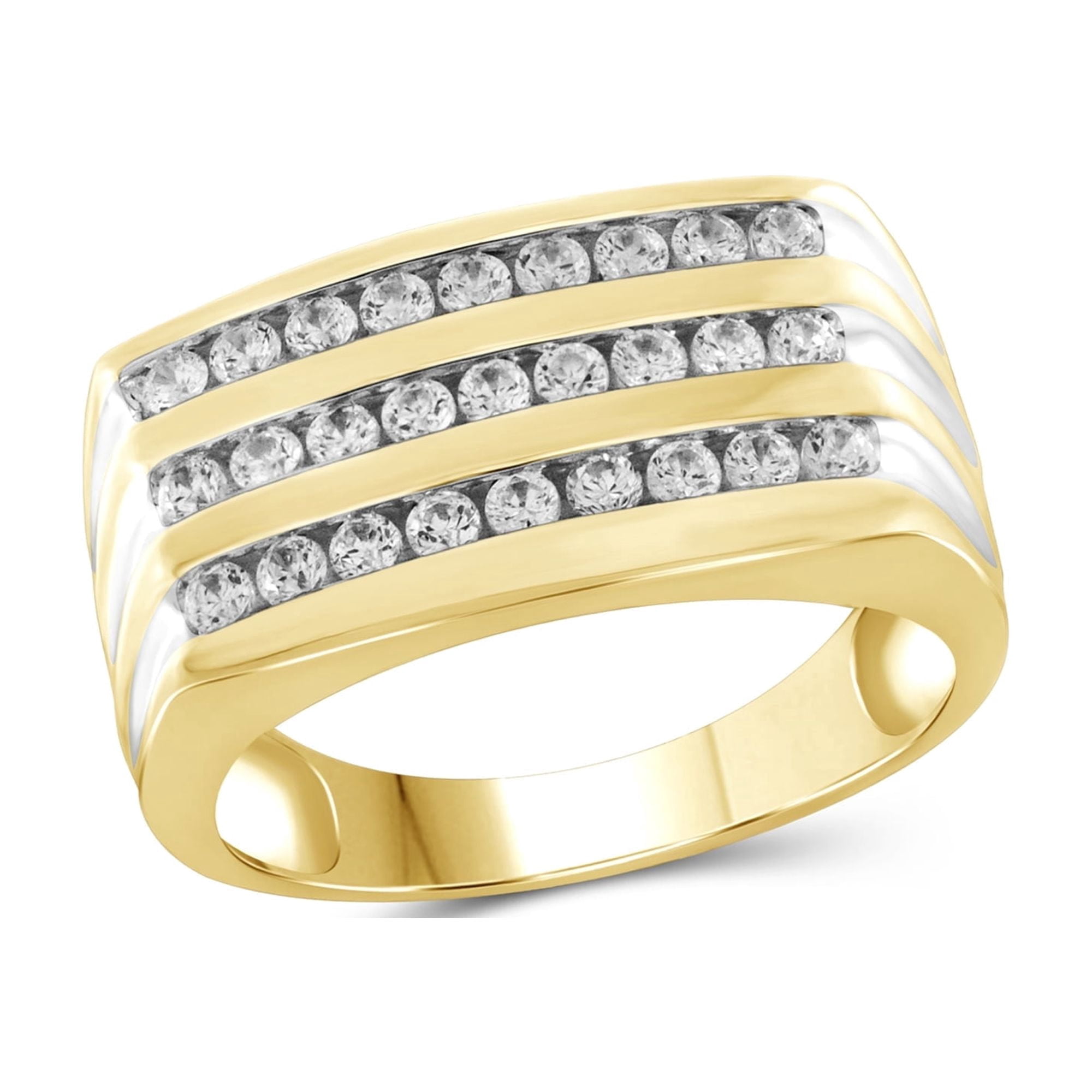 1.50Ct Round Cut Simulated Diamond Diamond Men's Wedding Ring 14K ...