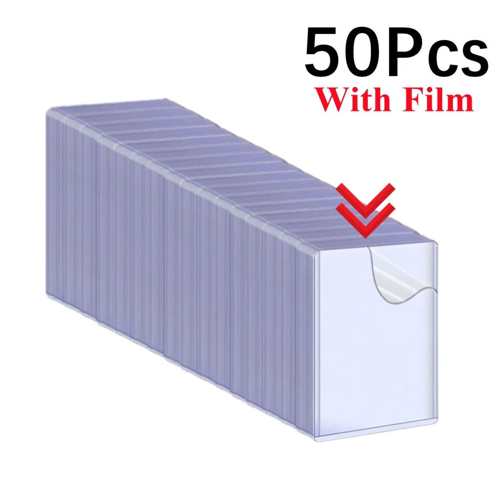 1/50Pcs 35PT Clear Toploader Kpop idol Photocard Sleeve Anti-scratch 3X4" PVC DIY Gaming Trading ...