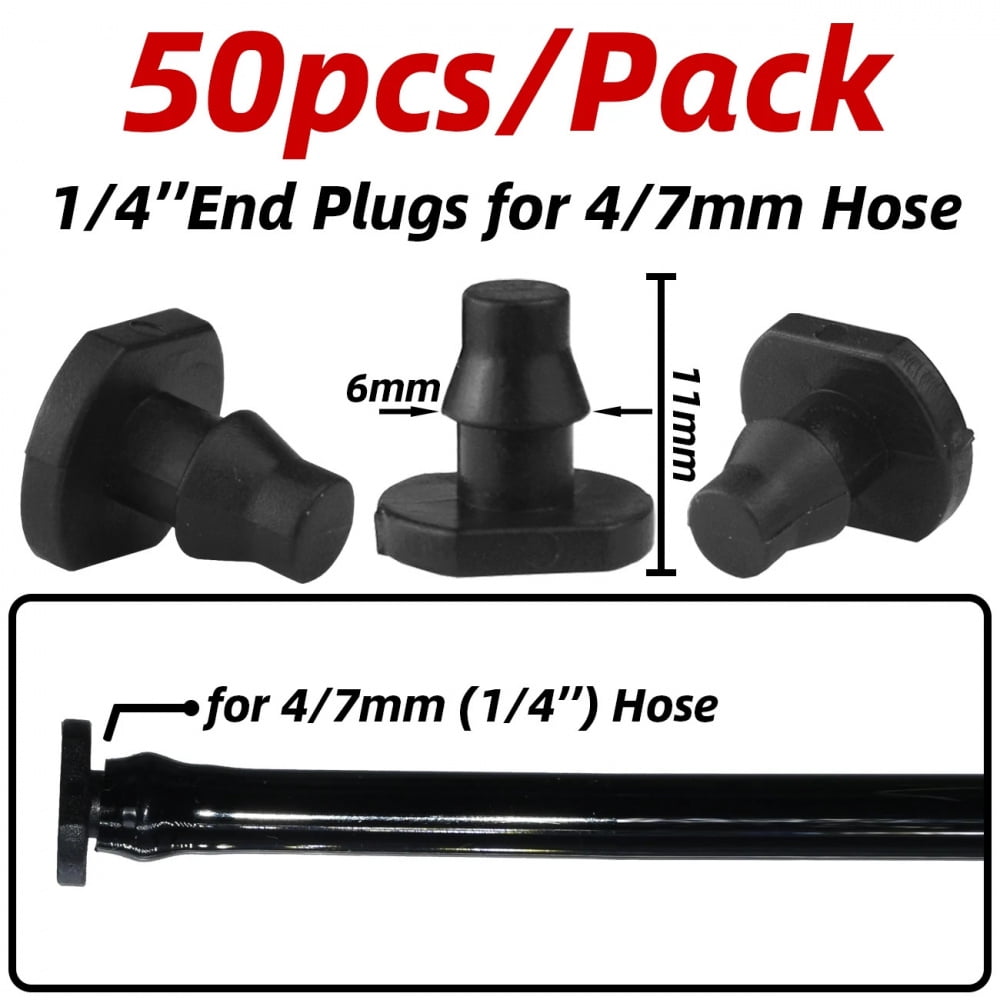 1-50pcs Barbed Connectors Irrigation Fittings Drip Irrigation Barbed ...