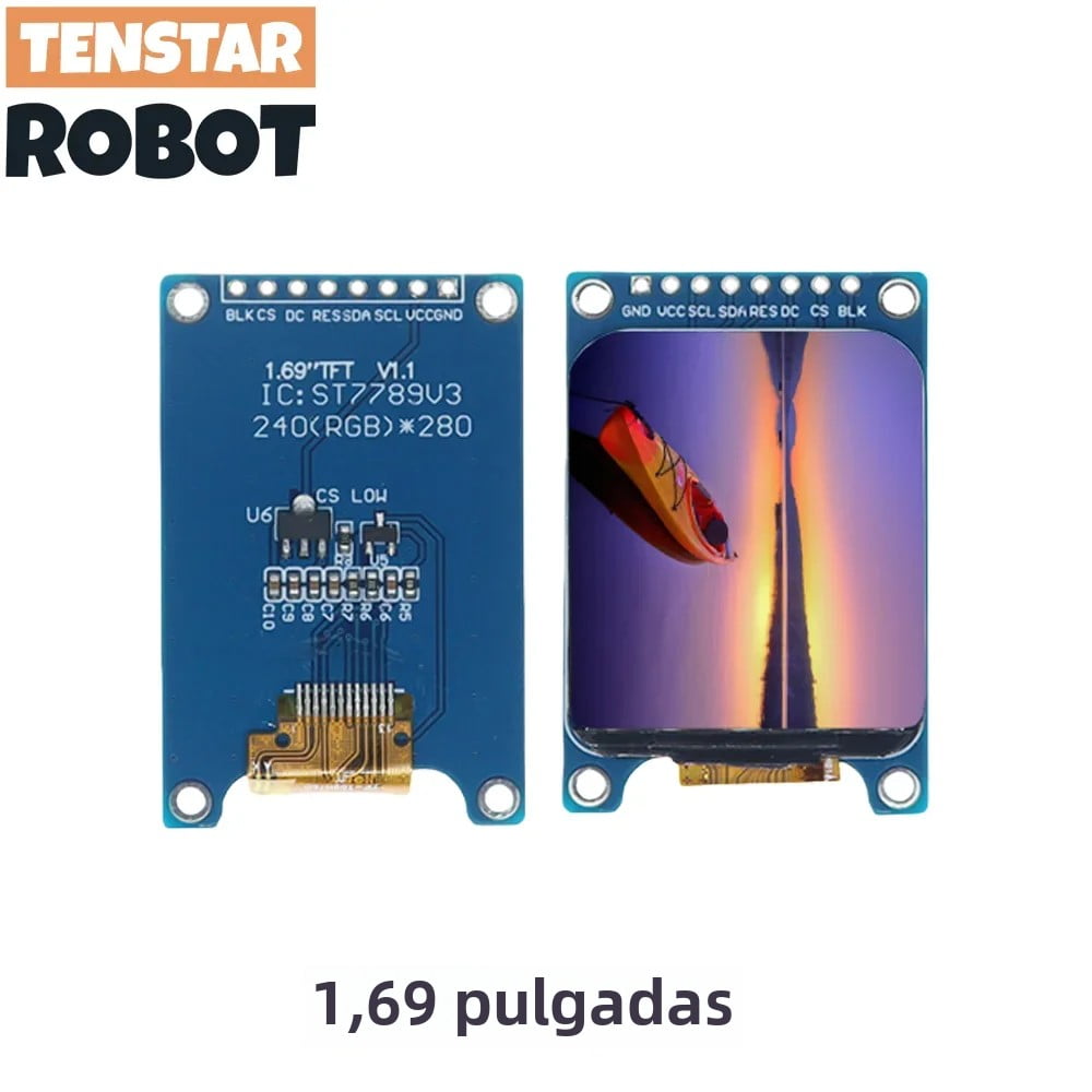 1.54 1.69 1.9 Inch Full Color HD IPS TFT Display Module SPI Interface ...