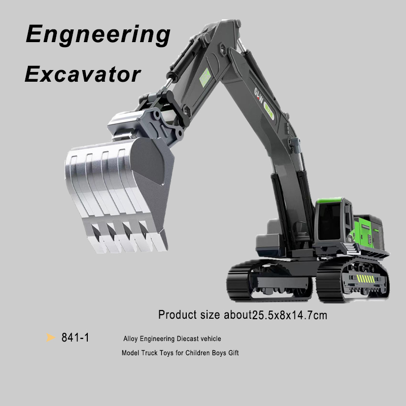 1:55 10 Styles Diecast Simulation Engineering Truck Excavator Bulldozer ...