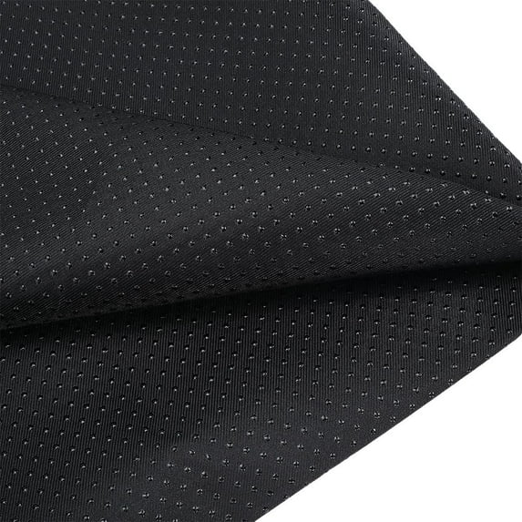 1.55 x 1M Non Slip Final Backing Fabric Black PVC Vinyl Cloth Primary ...