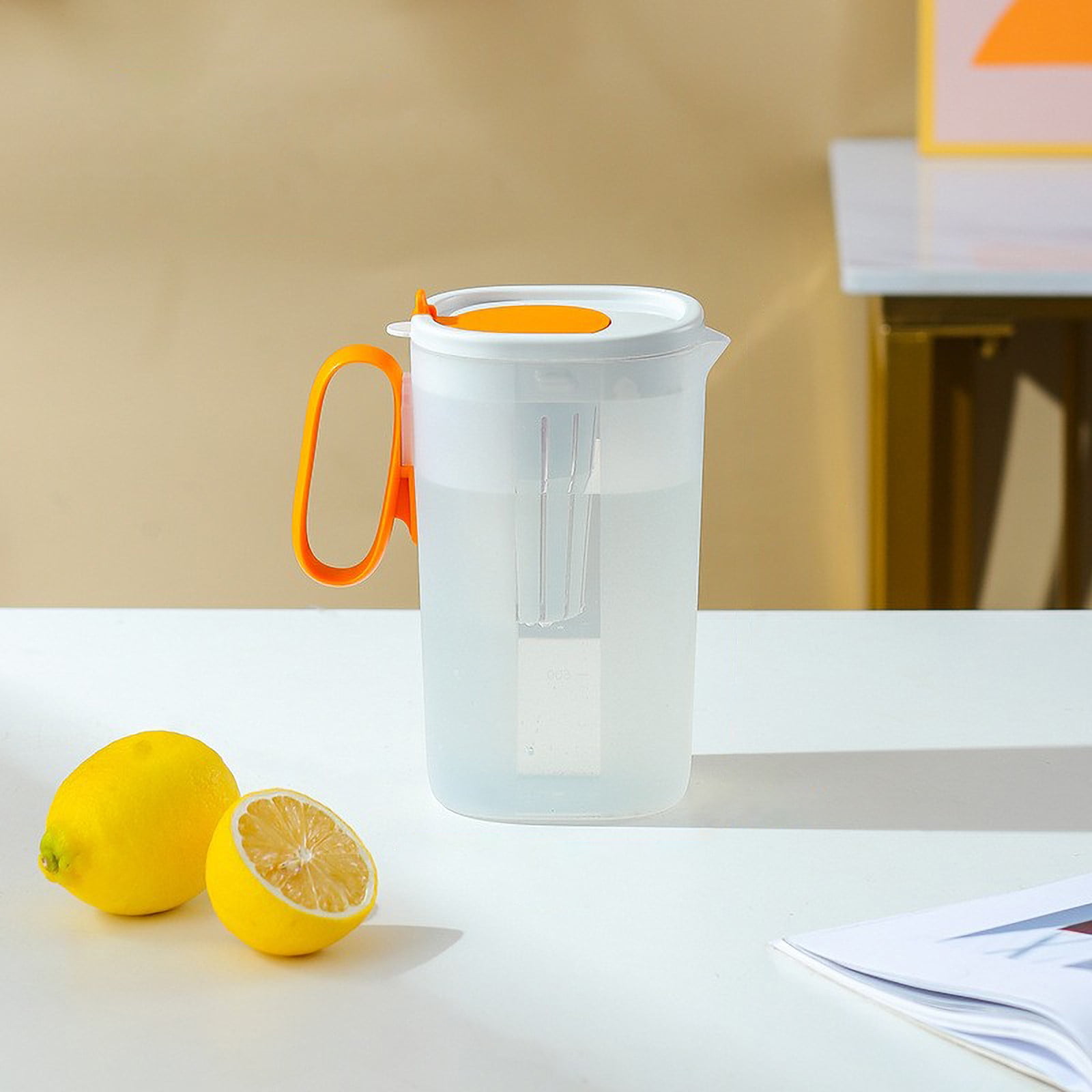 1.55L Refrigerator Cold Water Kettle with Fruit Filter - Large Capacity ...
