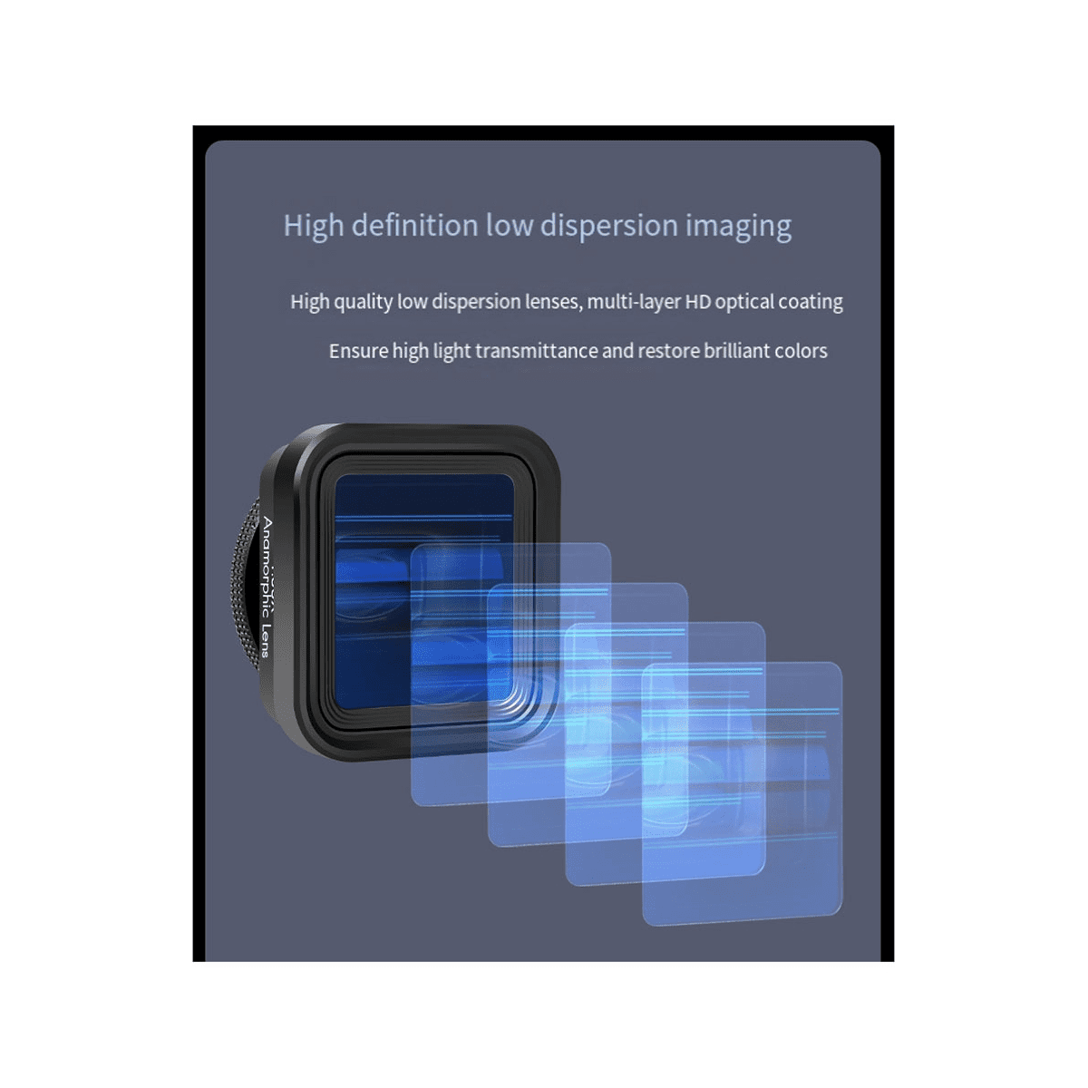 1.55X Mobile Movie Lens Mobile Phone Widescreen Anamorphic Lens Movie ...